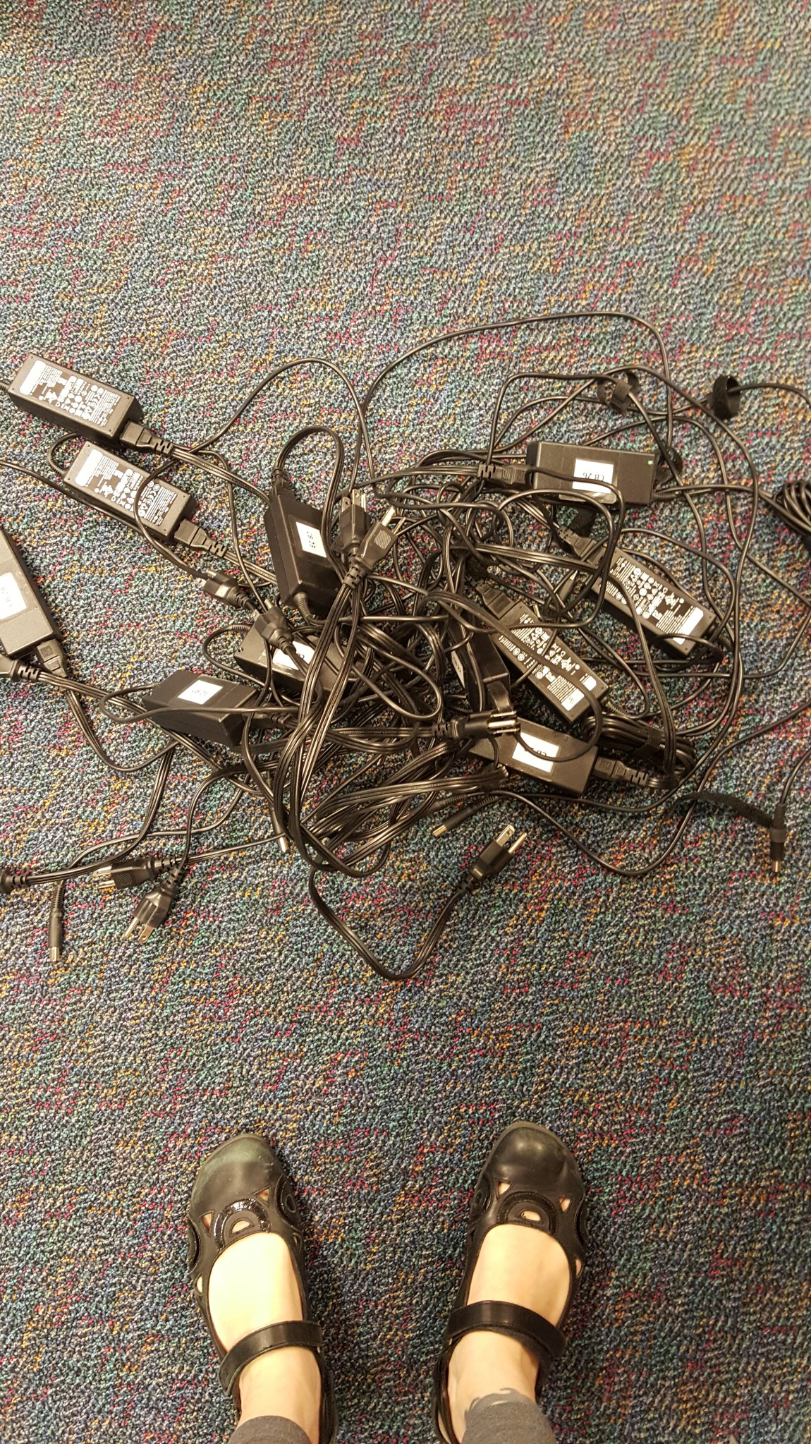 DIY Chromebook Storage | Petite Texan: Pack, Pedal, Paddle