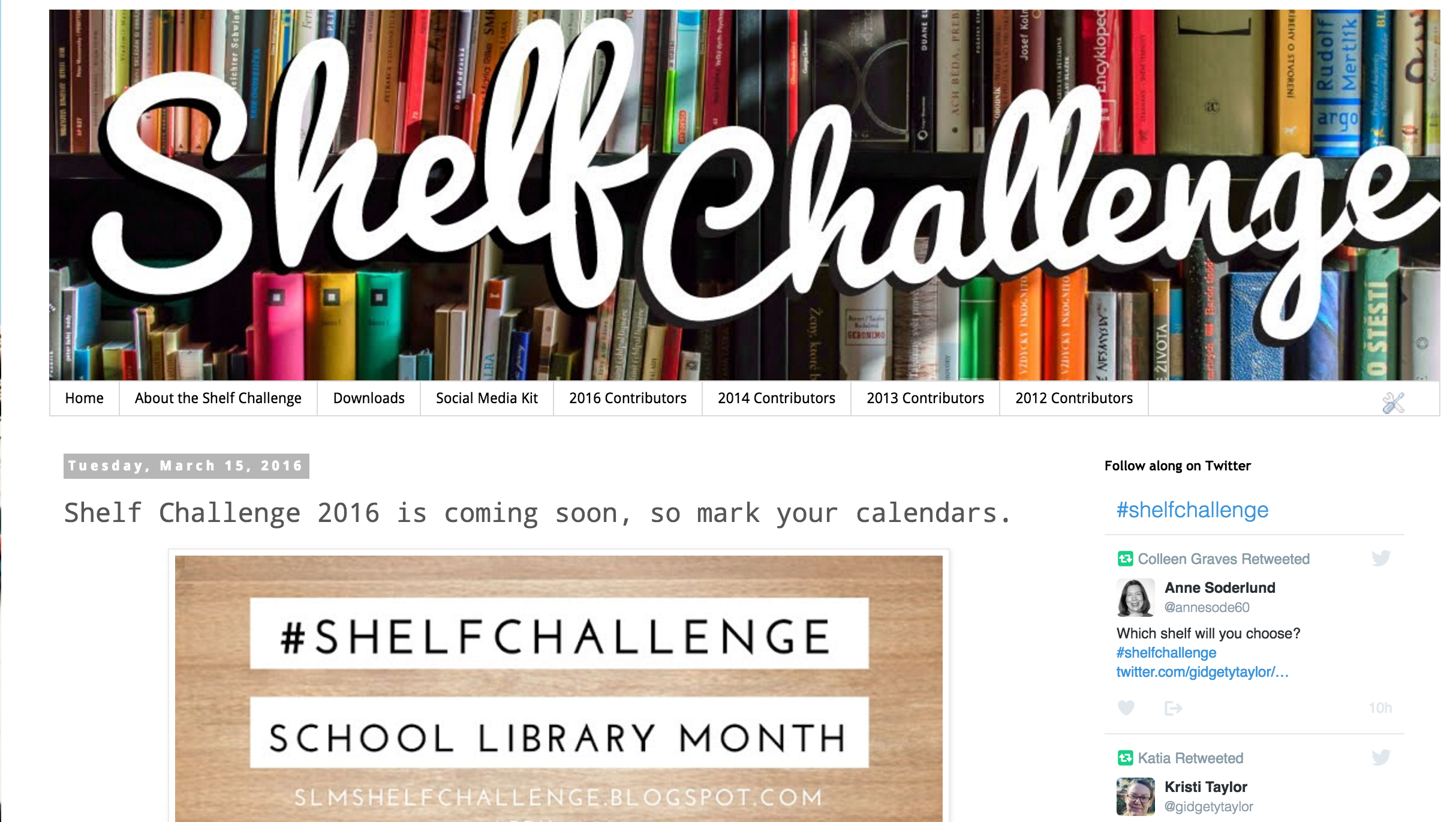School Library Month and Shelf Challenge 2016 | Petite Texan: Pack ...